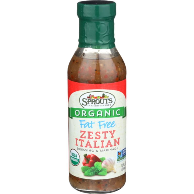 SPT Organic Fat Free Zesty Italian Dressing 12 fl oz - Walmart.com