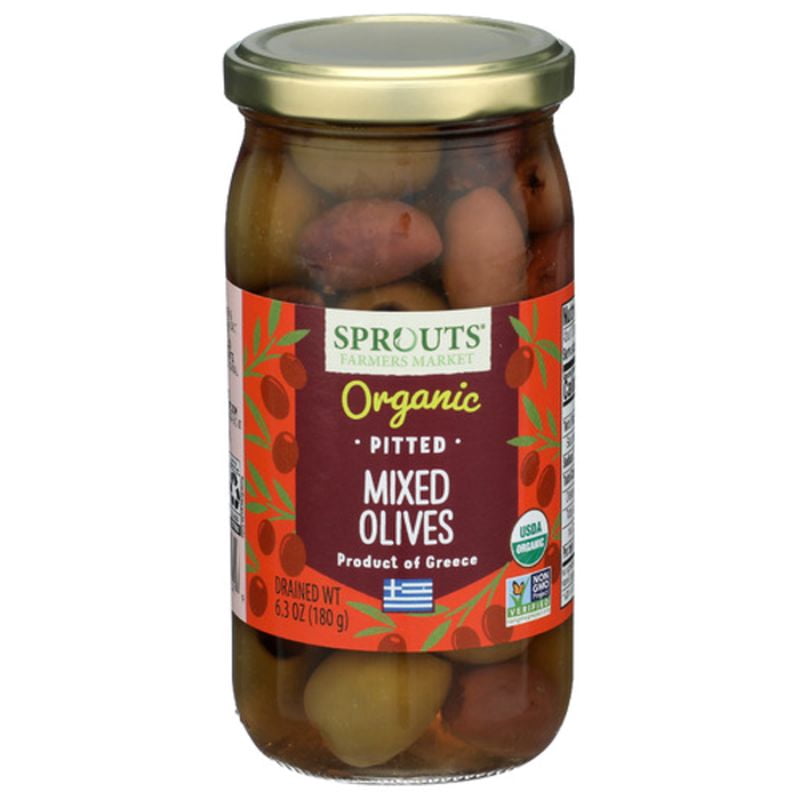 SPT Organic Pitted Mixed Olives 6.3 oz - Walmart.com