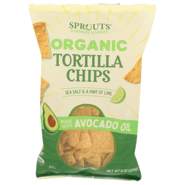 SPT Organic Sea Salt & A Hint Of Lime Tortilla Chips Made With Avocado Oil 9 oz - Pack of 3 ...