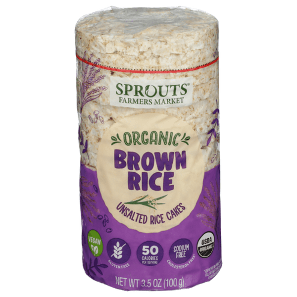 SPT Organic Unsalted Brown Rice Cakes 3.5 oz - Walmart.com