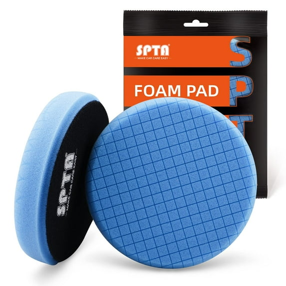 SPTA 1Pc Blue Polish Pad, Buffing Polishing Pads, 5.5 Inch Face for 5 ...