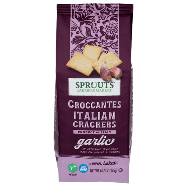 SPTs Garlic Croccantes Italian Crackers 6.17 oz - Pack of 2 - Walmart.com
