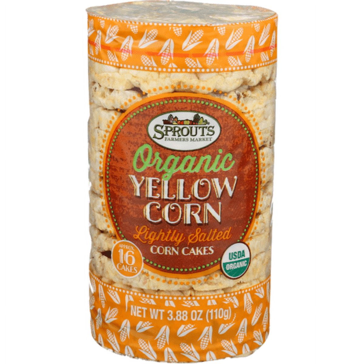 SPTs Organic Lightly Salted Yellow Corn Cakes 3.88 oz - Pack of 5 ...