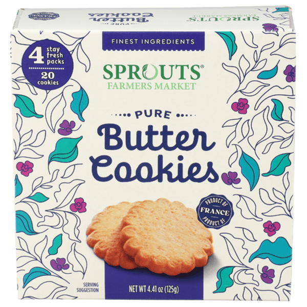 SPTs Pure Butter Cookies 4 Pack 20 ct - Pack of 2 - Walmart.com
