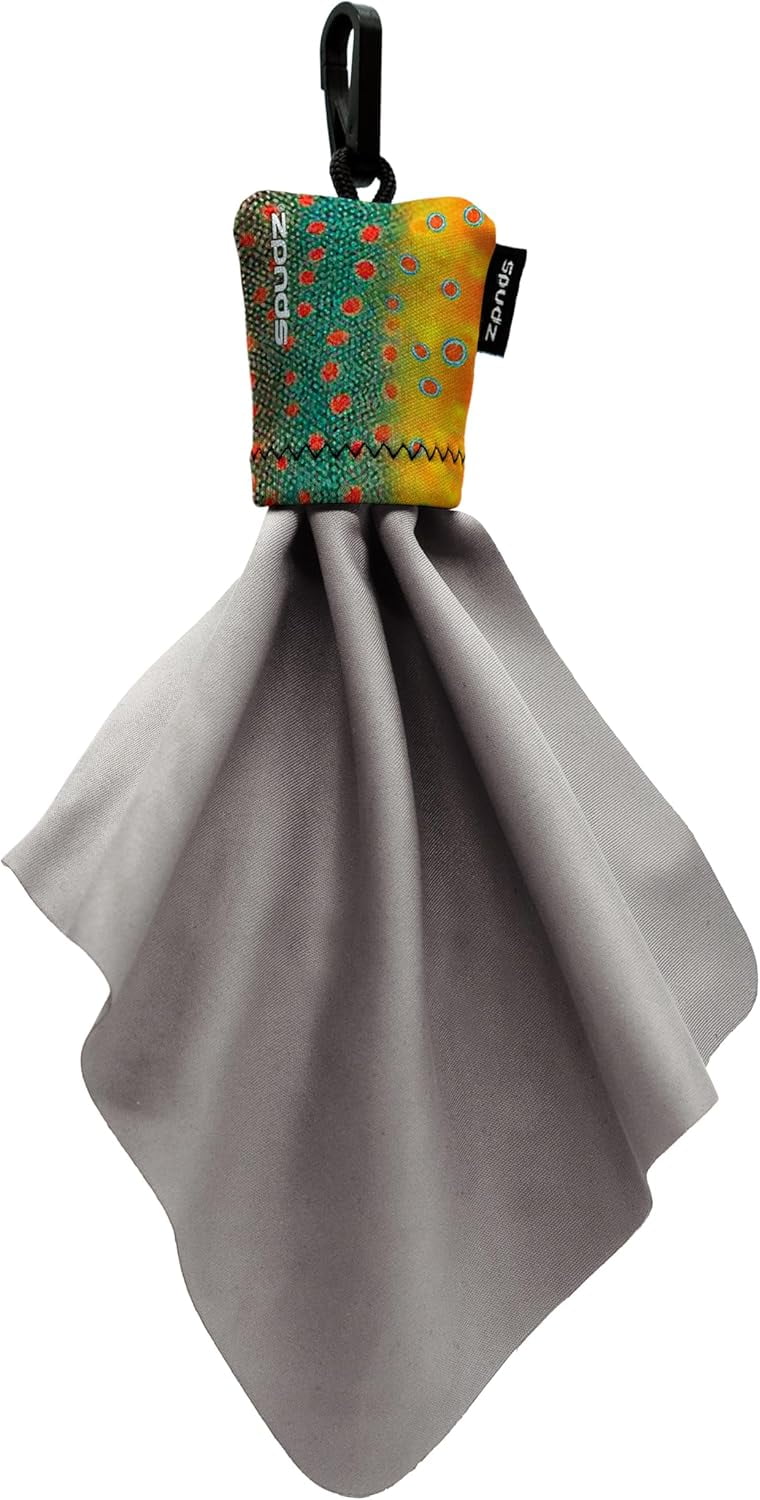 SPUDZ Classic Microfiber Lens Cleaner with Clip-On Pouch – Washable ...