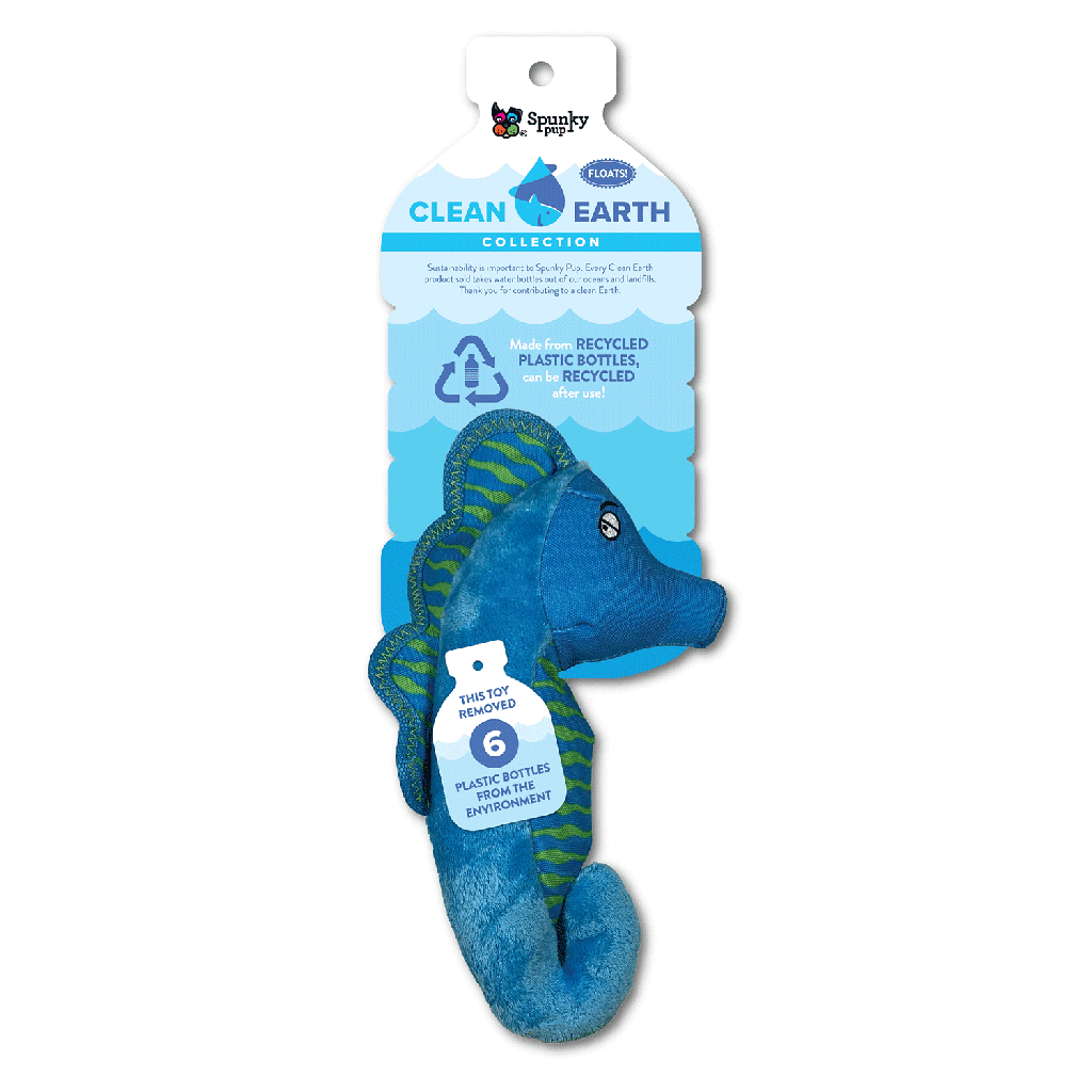 SPUNKY PUP Clean Earth Seahorse Small - Walmart.com