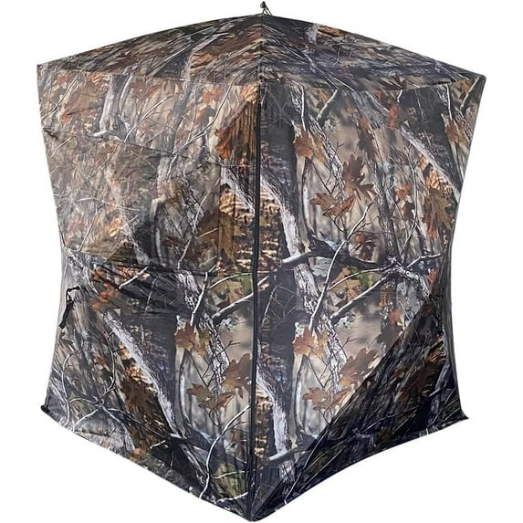 SPUR Collector Hunting Blind, Portable Ground Blind with Silent Sliding ...