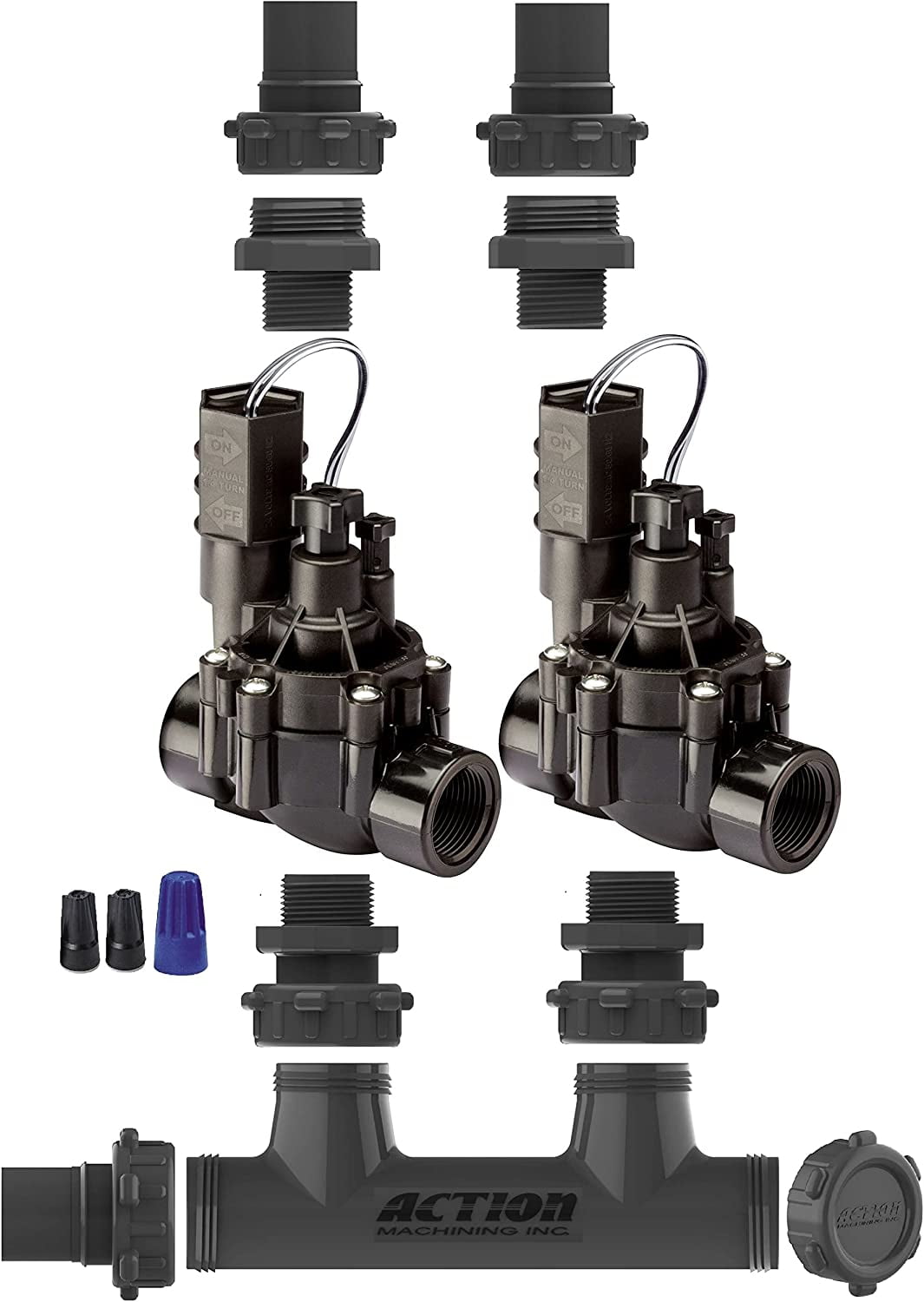 SPW Rain Bird Premium Valve Manifold System 100DVF with Flow Control ...
