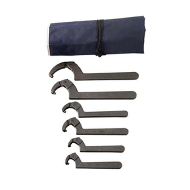 SPW6K Adjustable Pin Spanner Wrench Set - Walmart.com