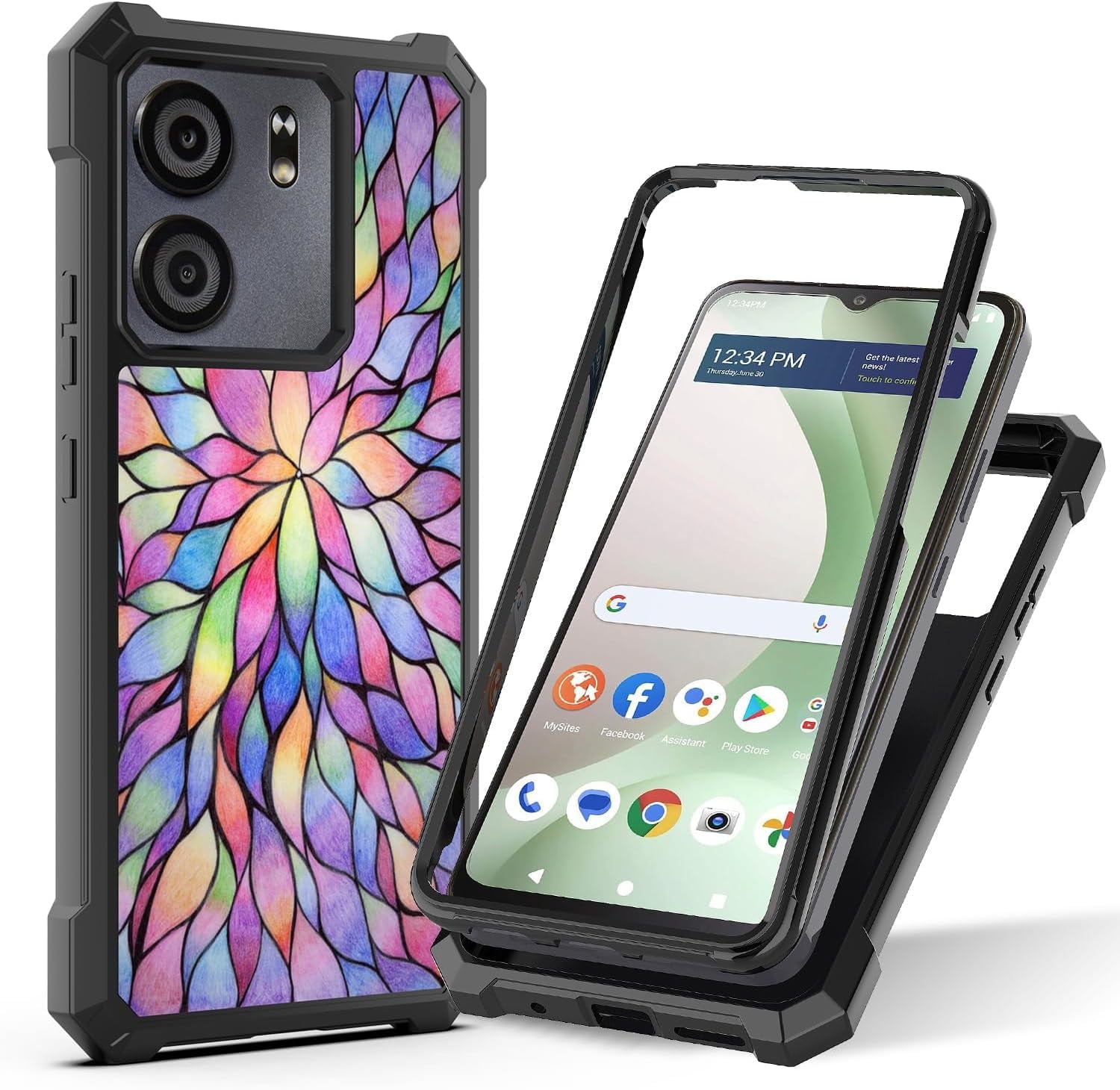 Spy Case BLU View 5 5G B160V Case, Military Grade Shockproof Cover ...