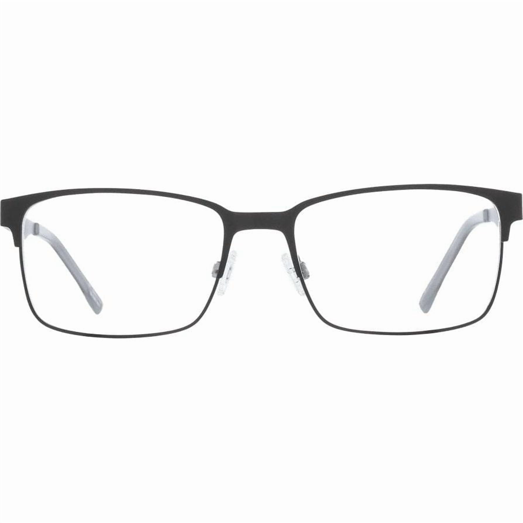 SPY-DAX Rectangle Eyeglasses Matte Black/Black Gray - Walmart.com