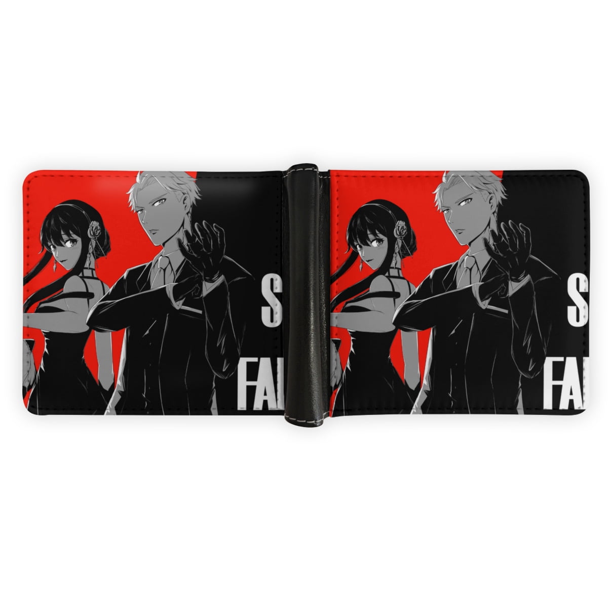 SPY×FAMILY Men's Large Capacity Slim Folding Wallet with Multiple Card ...
