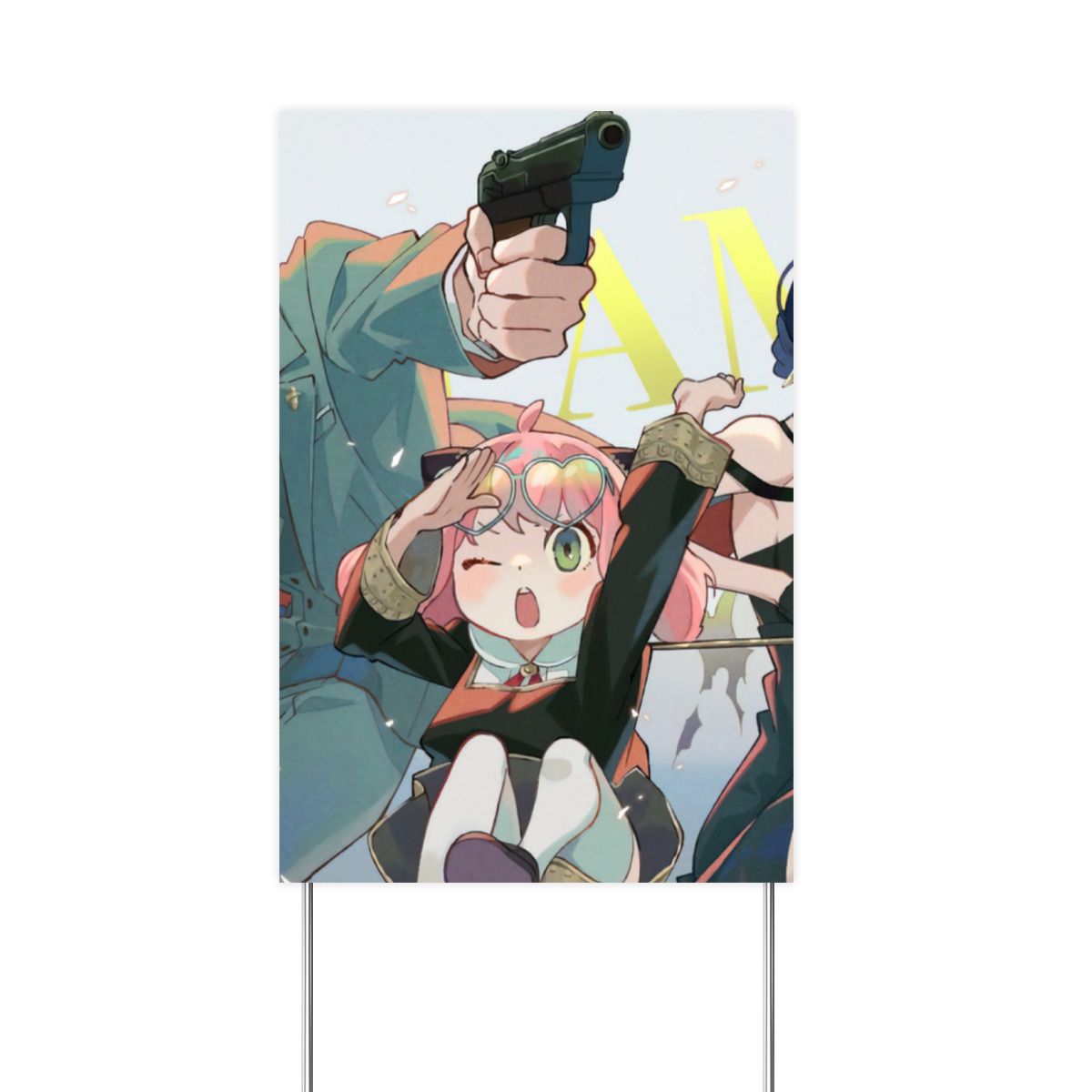 SPY×FAMILY Vertical Yard Display Sign, 12 x 18 Inch Yard/Lawn ...