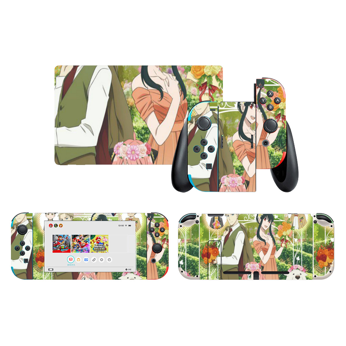 SPY x FAMILY Anime Nintendo Switch Skin Stickers, Full Skin Protection ...