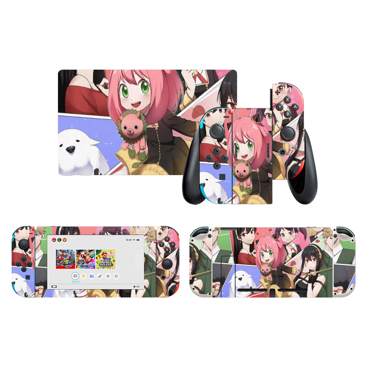 SPY x FAMILY Anime Nintendo Switch Skin Stickers, Full Skin Protection ...