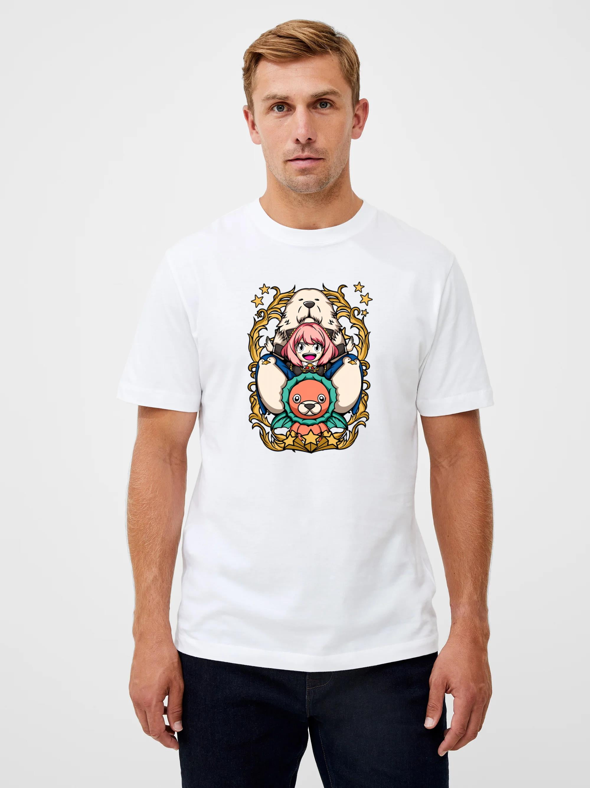 SPY x FAMILY Loid Yor Anya Bon Forger Manga T-Shirt Anime, for men ...