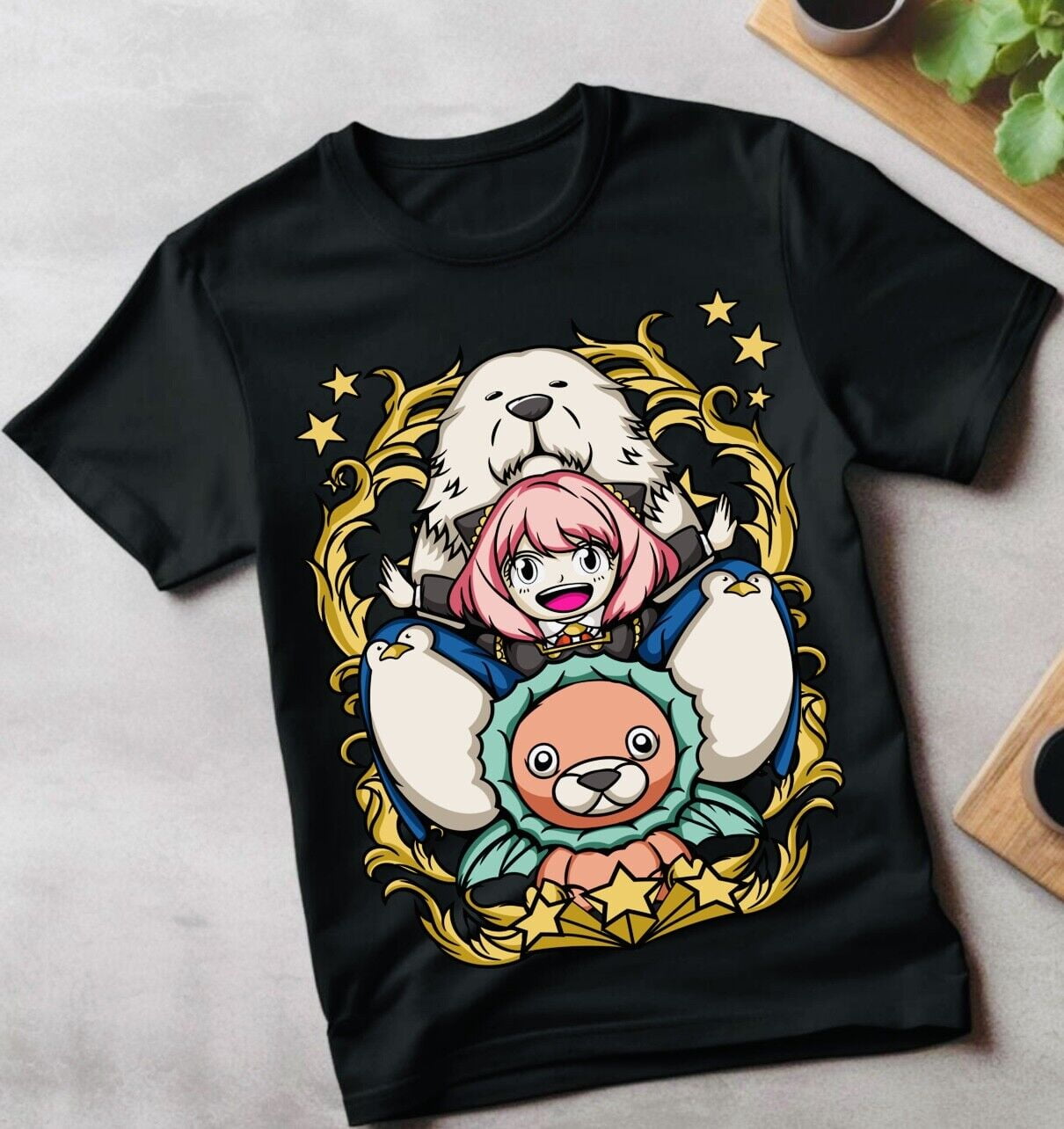 SPY x FAMILY Unisex T-Shirt Loid Yor Anya Bon Forger Manga Anime Shirt ...
