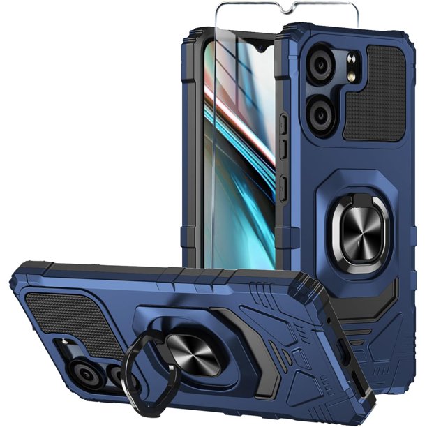 SPYCASE for BLU View 5 Case with Tempered Glass Screen Protector ...