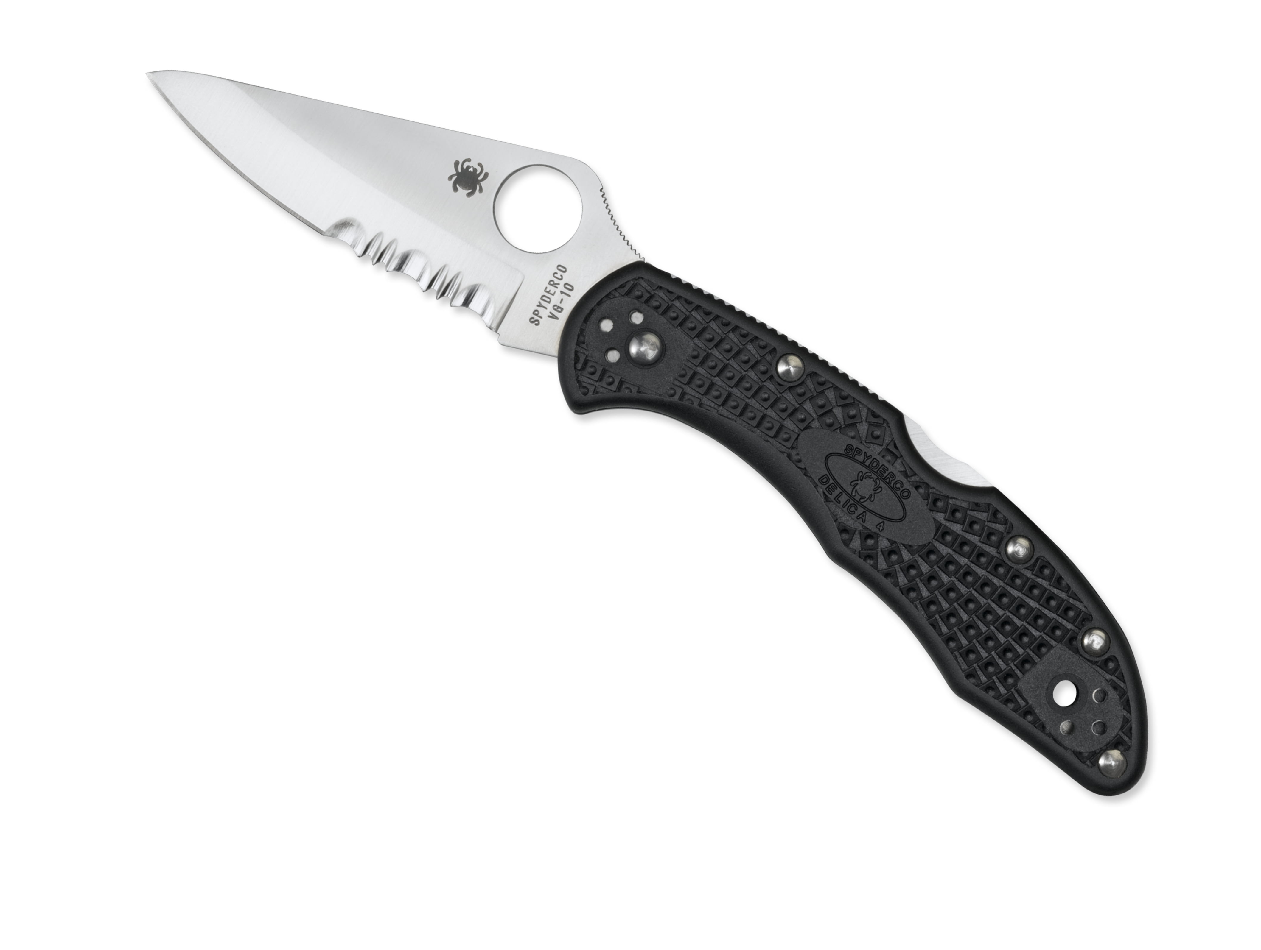 SPYDERCO C11 DELICA 3" BLACK/COMBINATION - Walmart.com