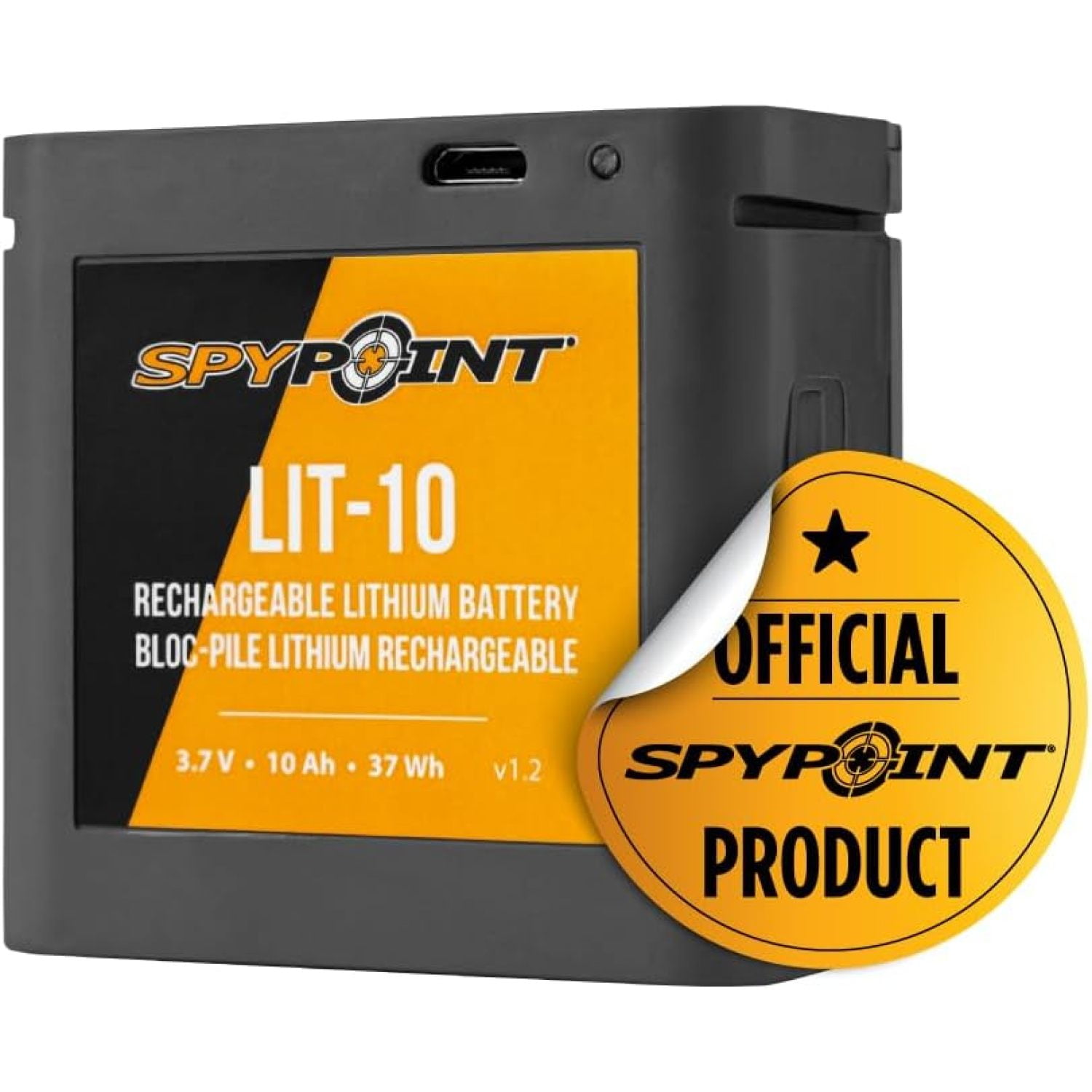 SPYPOINT LIT-10 3.7V Rechargeable Lithium Battery LINK-MICRO | CELL ...