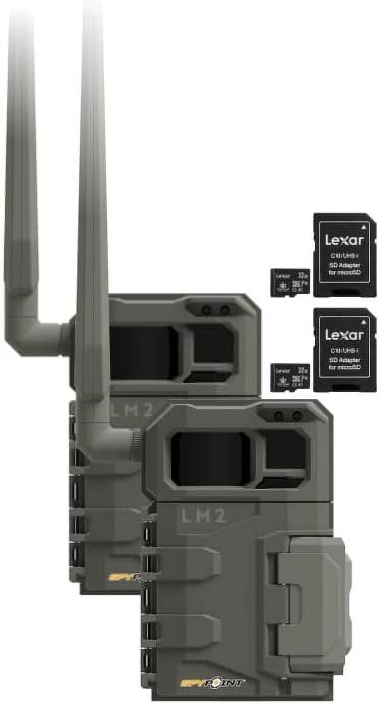 SPYPOINT LM2 Cellular Trail Camera - 20MP Photos, Infrared Game Night ...