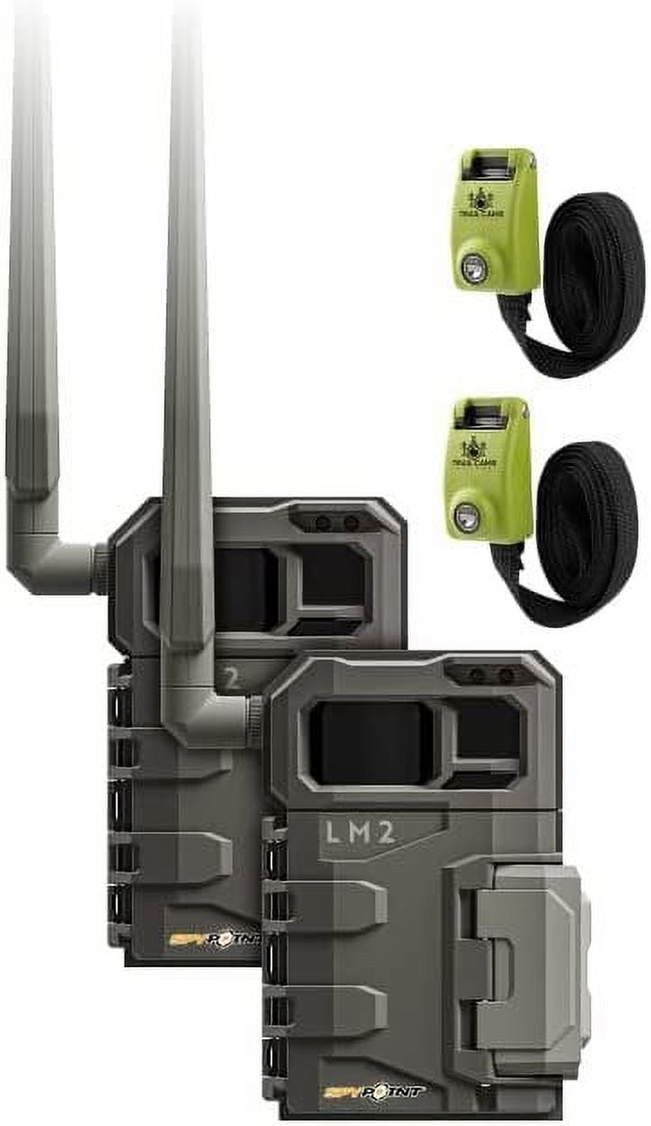 SPYPOINT LM2 Twin Pack Trail Camera - 20MP, Infrared Night Vision, 90 ...