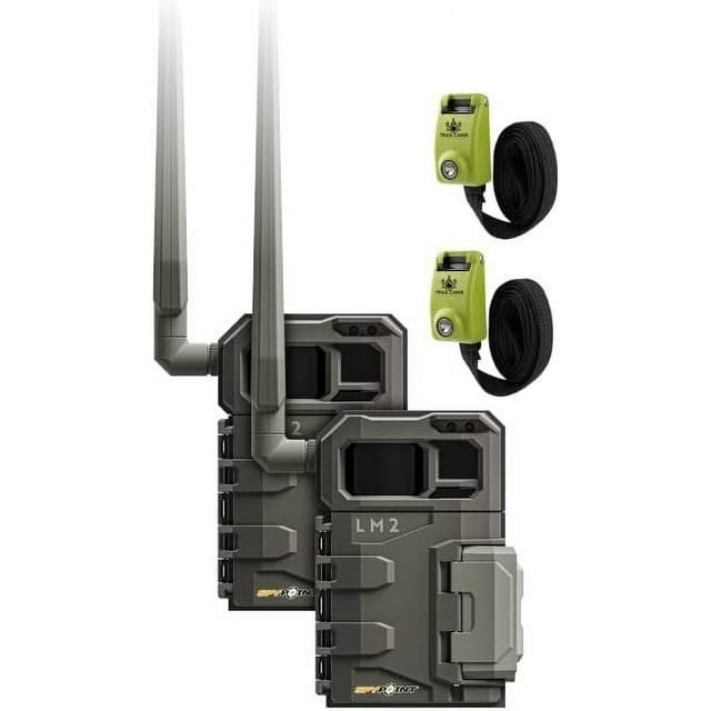 SPYPOINT LM2 Twin Pack Trail Camera - 20MP, Infrared Night Vision, 90 ...