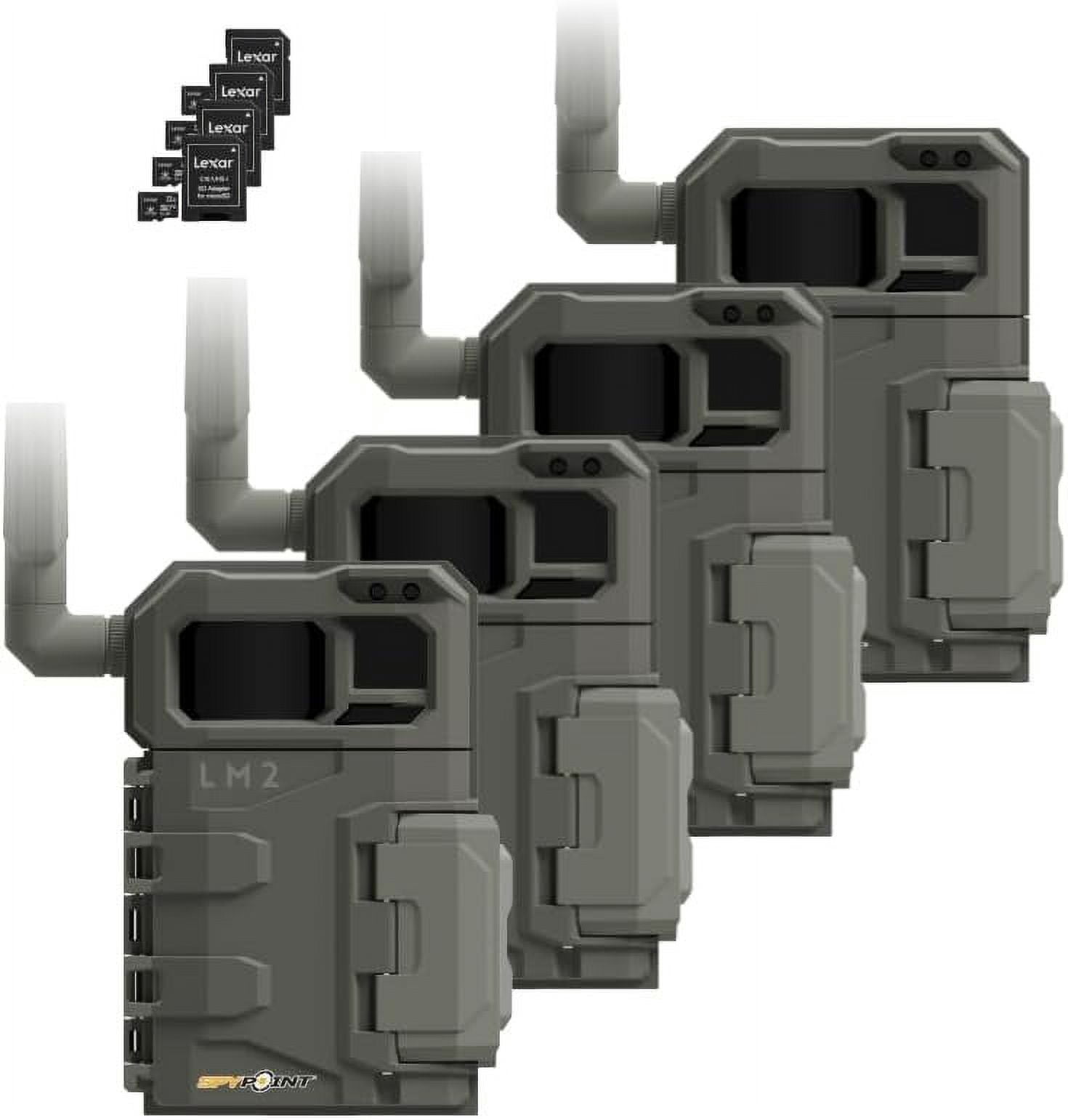 SPYPOINT LM2 Twin Pack Cellular Trail Camera - 20MP Photos, Infrared ...