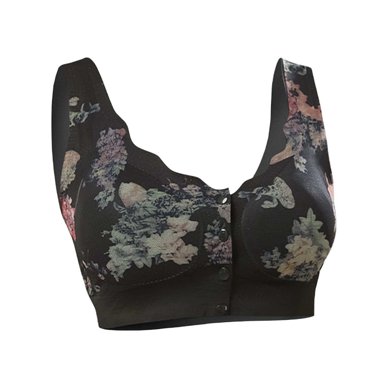 SPZTSX Ice Silk Lace Cooling Comfort Bra, Ellebloom Lace Buttonless ...