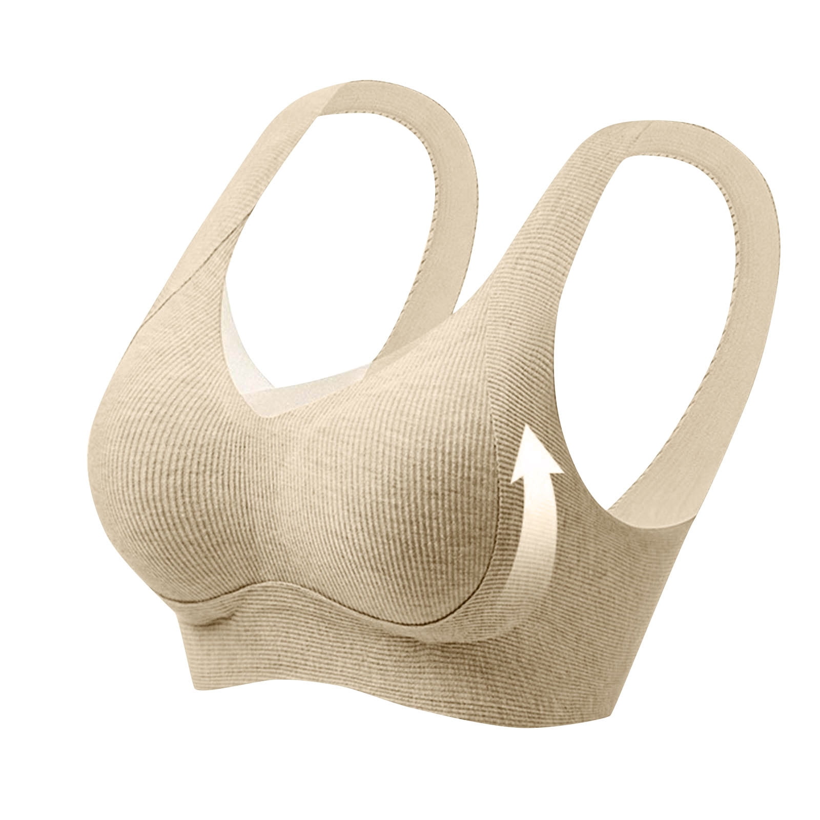 SPZTSX No Underwire Wireless Push Up Bra for Women Seamless Plunge ...