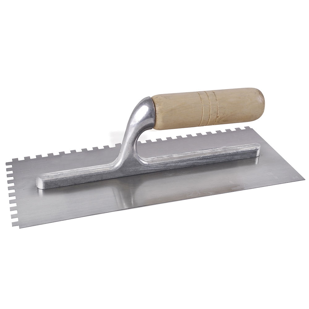 SQ NOTCH TROWEL, 11X5" 10RVT - Walmart.com