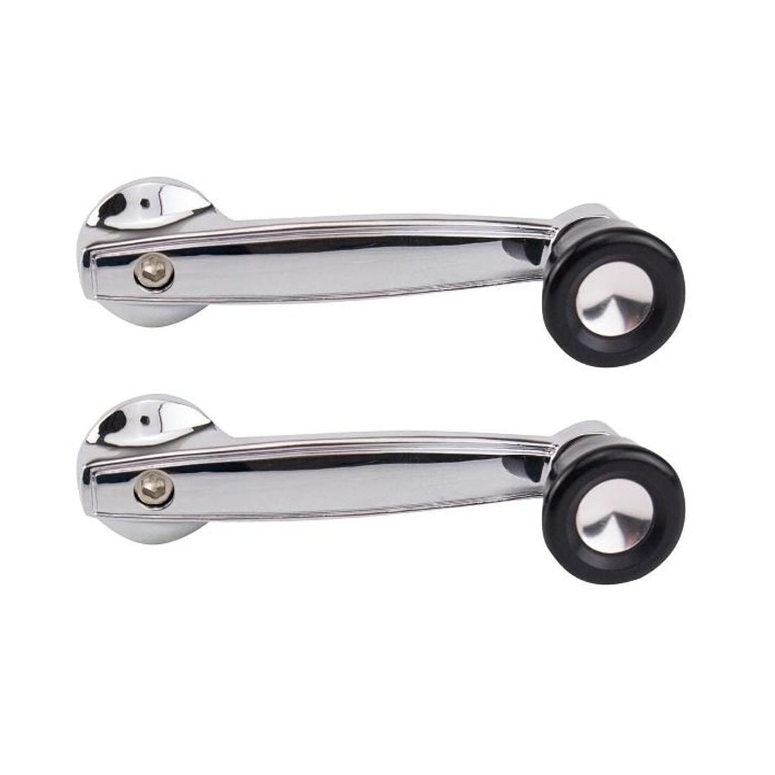 SQAMOR 2 Set of - Front Rear Window Crank Handle Chrome for Charger ...