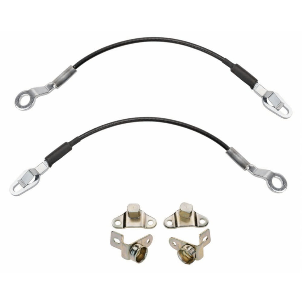 SQAMOR Tailgate Tail Gate Hinges & Cable Kit 6pc Set for Chevy for ...