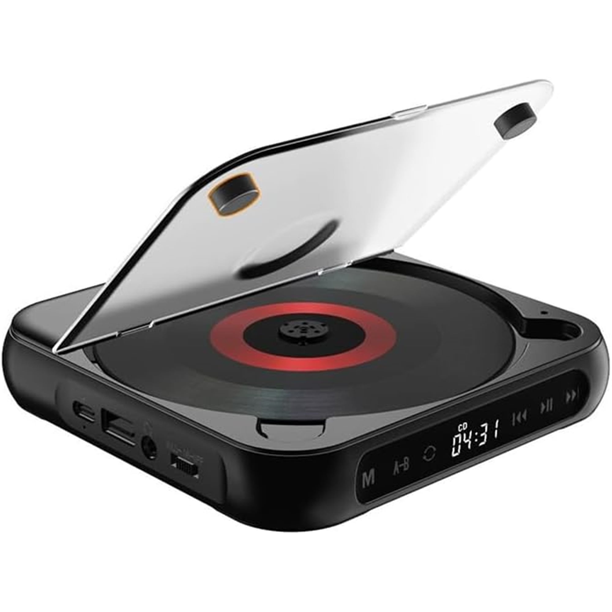 SQDWYGG 2025 Upgraded Portable Bluetooth-Compatible CD Player|Bluetooth 5.3|Hi-Fi Sound ...