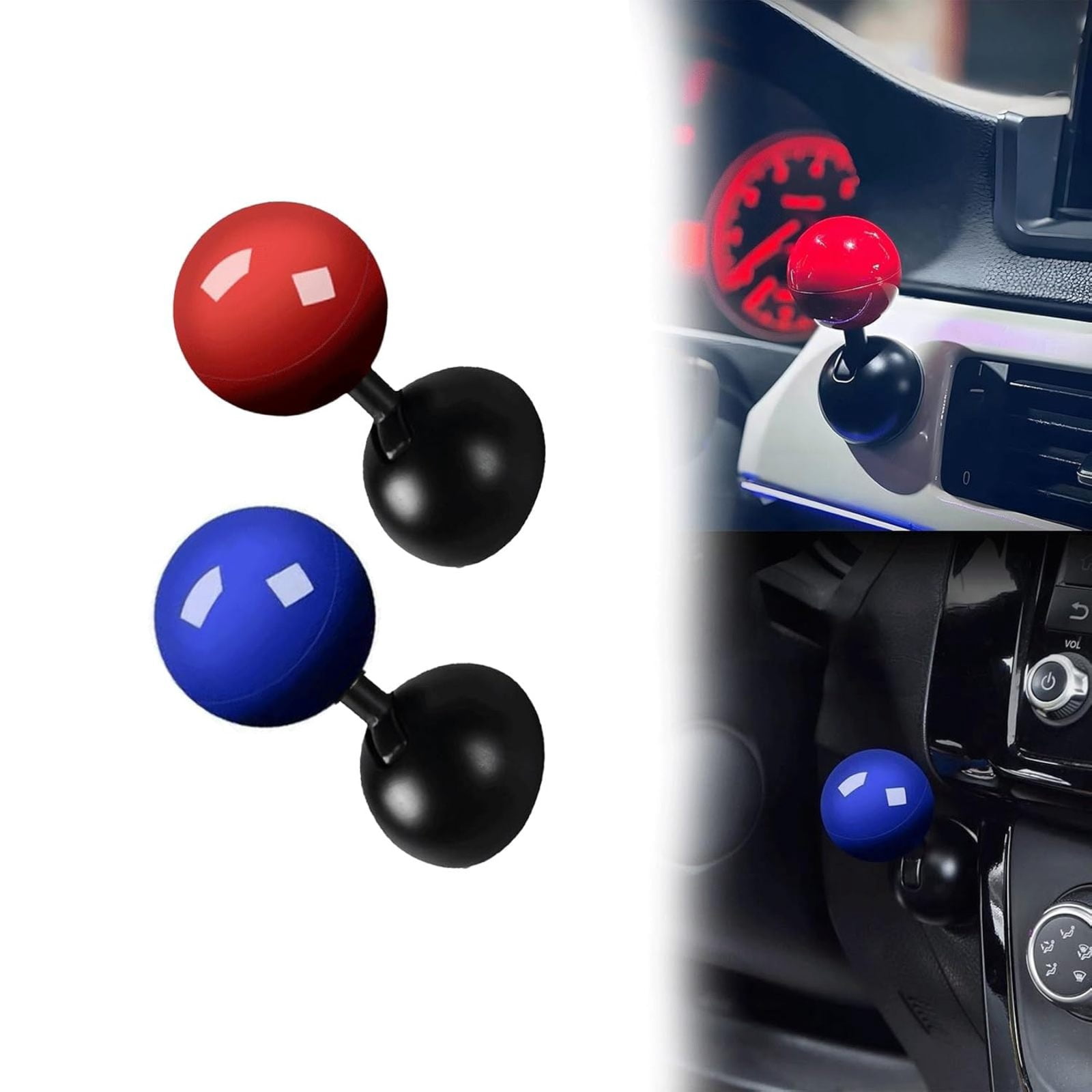 SQDWYGG Car Push To Start Button Rocker Engine Starter Ignition Lever ...
