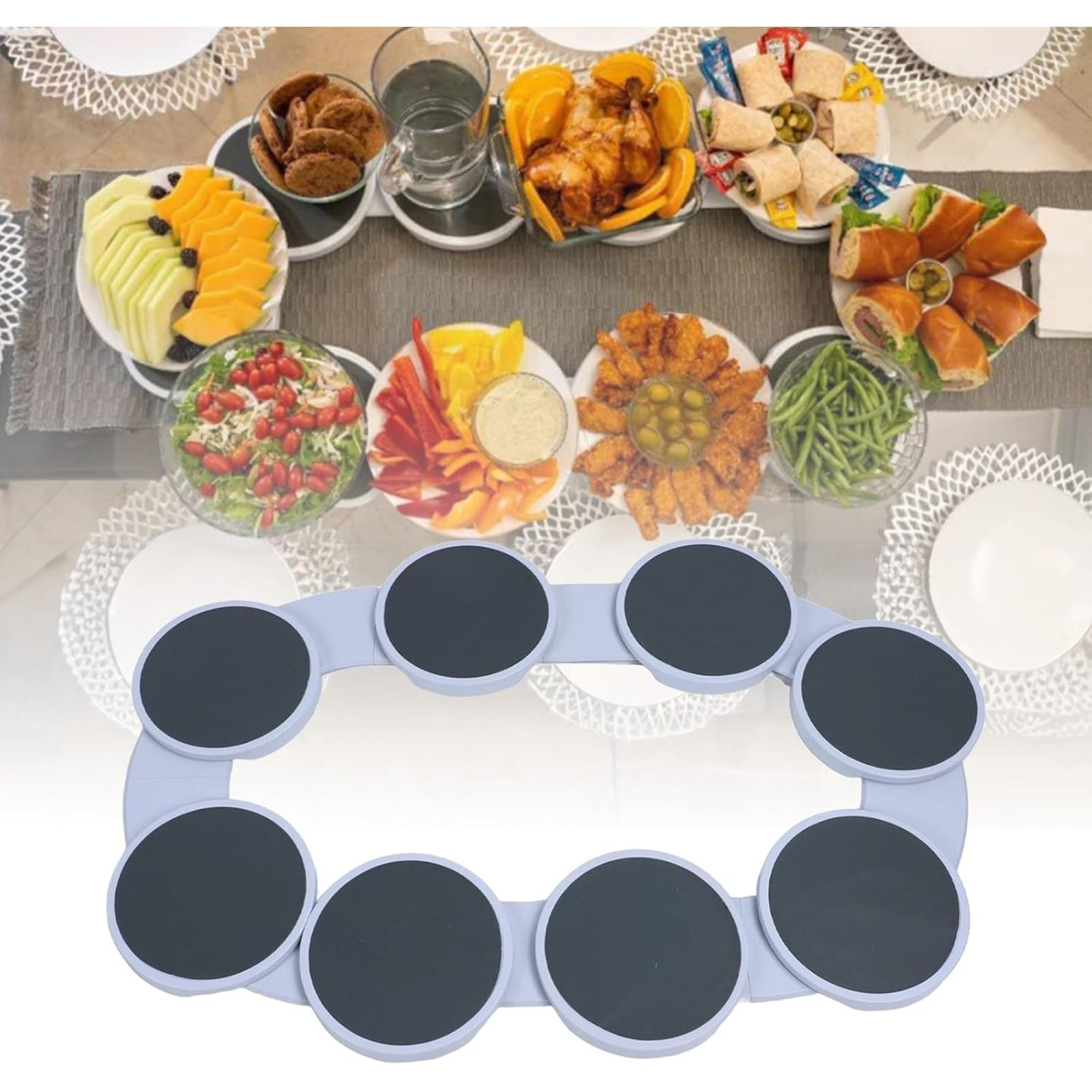 SQDWYGG Tabletop Rotating Serving Tray, Lazy Susan for Dining Table ...