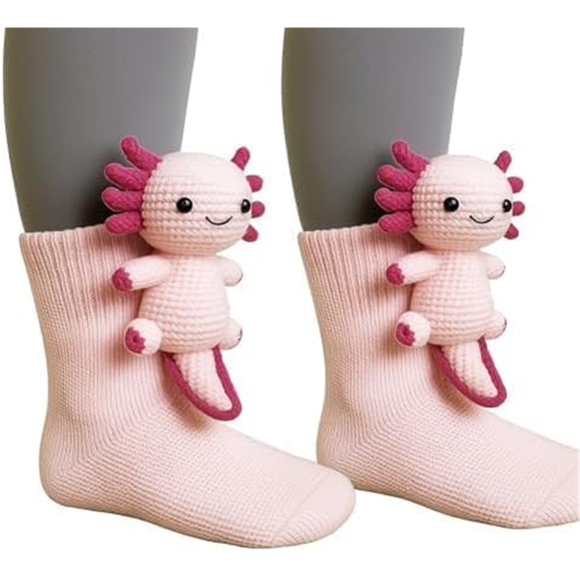 SQDWYGUO 3D Knit Animal Socks, 2026 Handmade Funny Warm and Soft Long ...