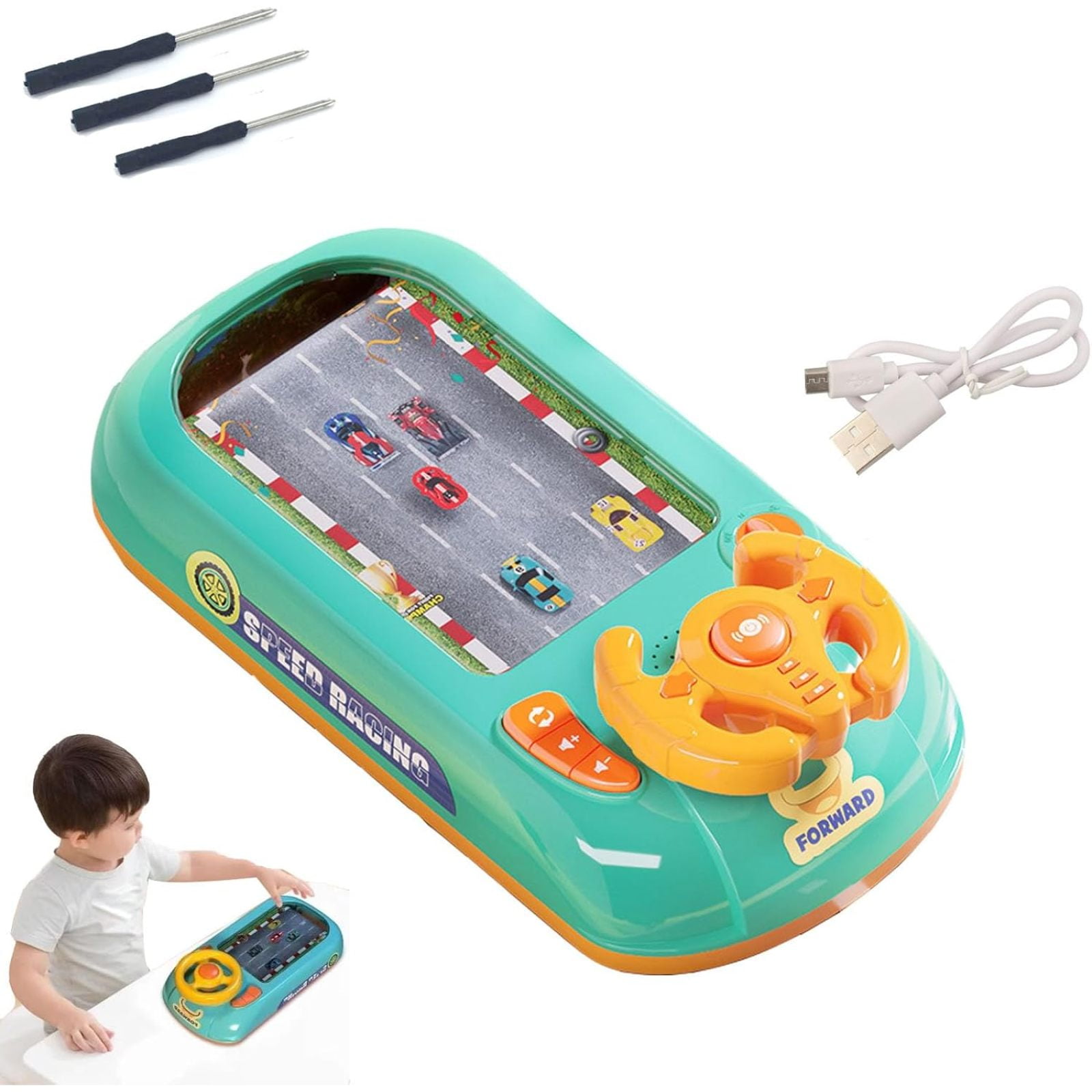 SQDWYGUO Car Racing Adventure Toy, Baby Car Racing Toy, Racing ...