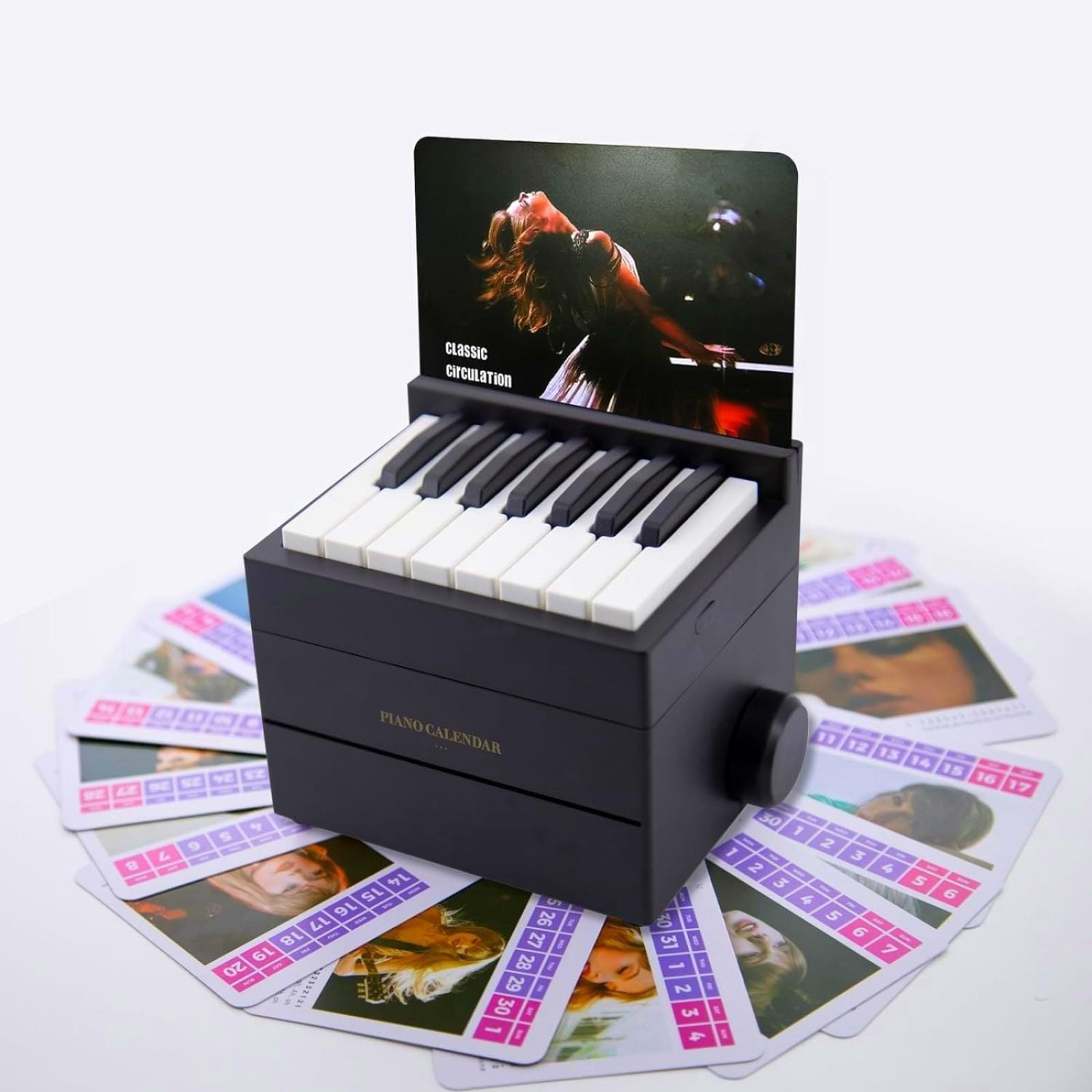 SQDWYGUO Playable Piano Table Calendar 2025, Taylor Piano Calendar ...