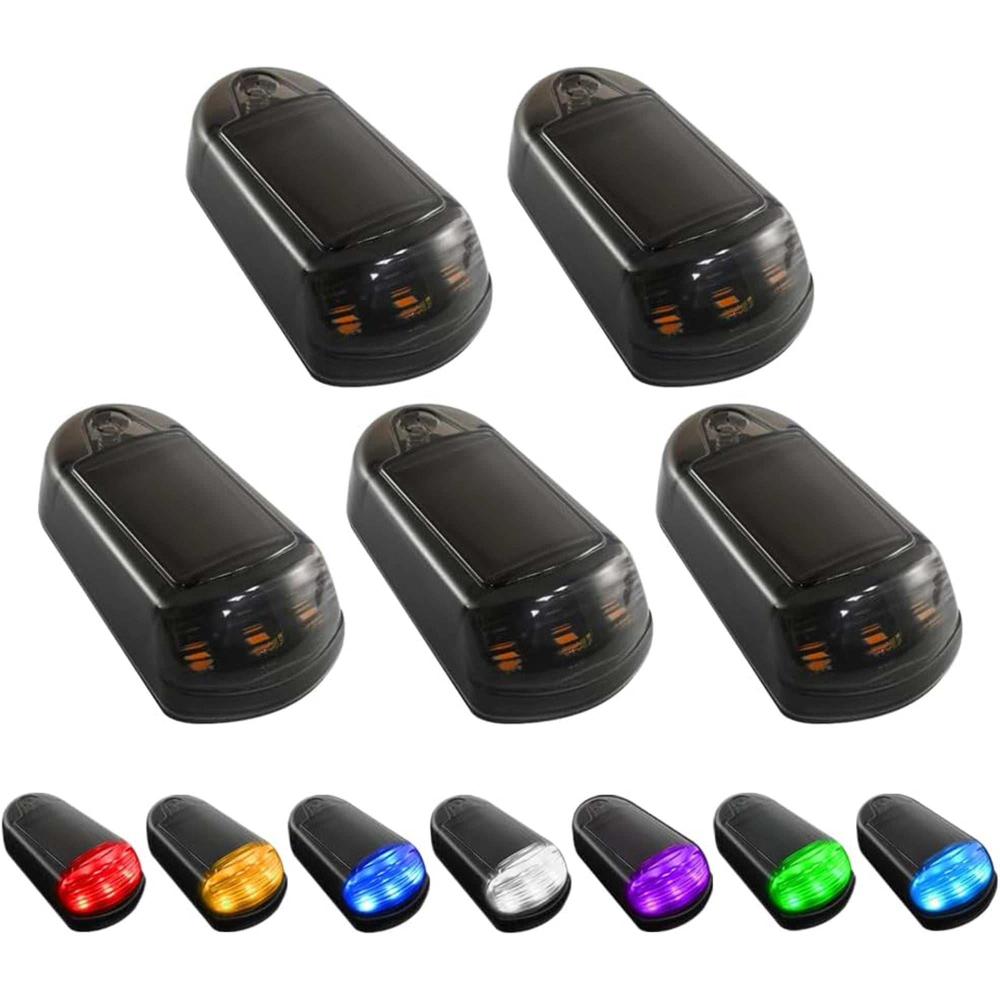 SQDWYGUO Solar Powered Cab Lights 2025 New No Drill Solar Powered Cab ...