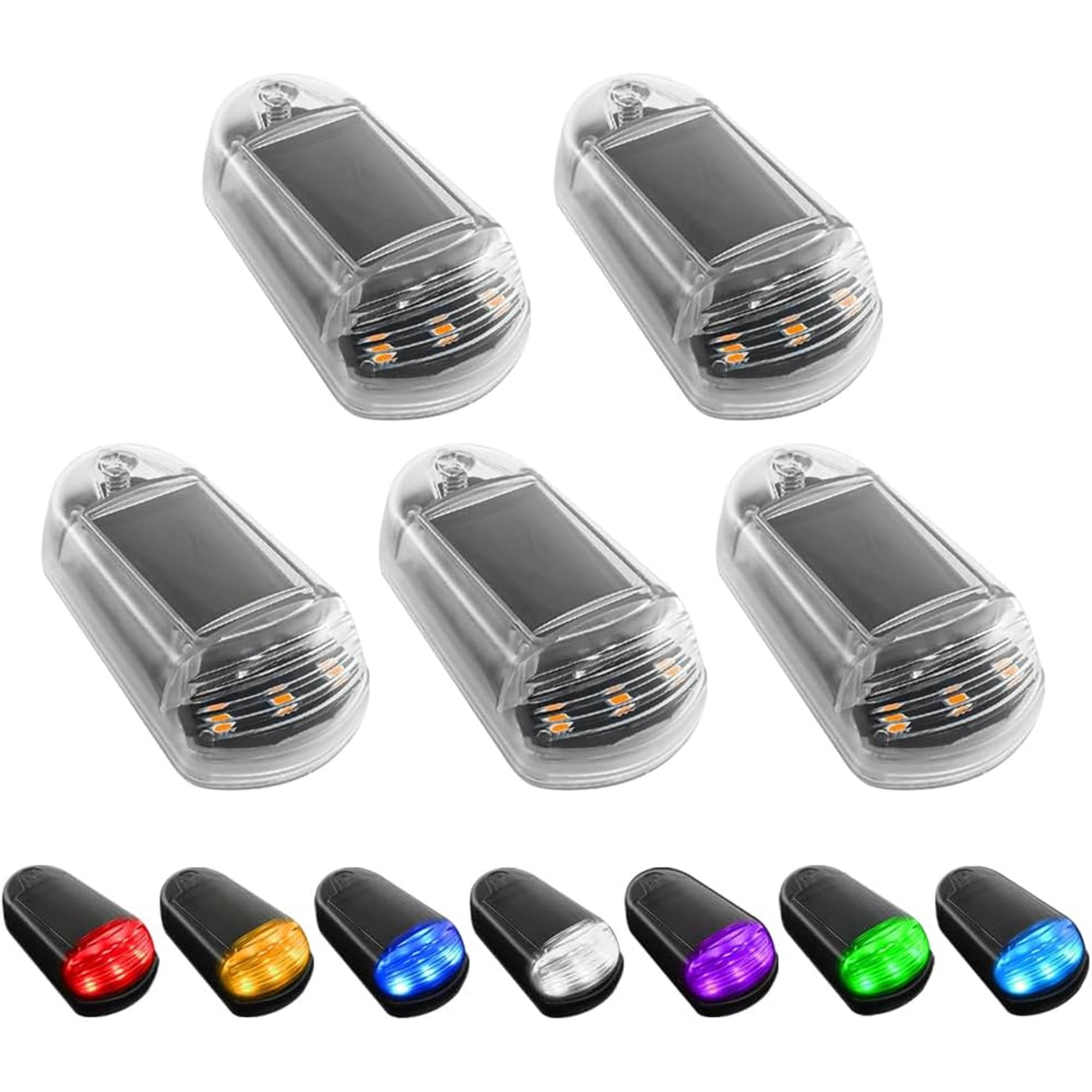 SQDWYGUO Solar Powered Cab Lights 2025 New No Drill Solar Powered Cab ...