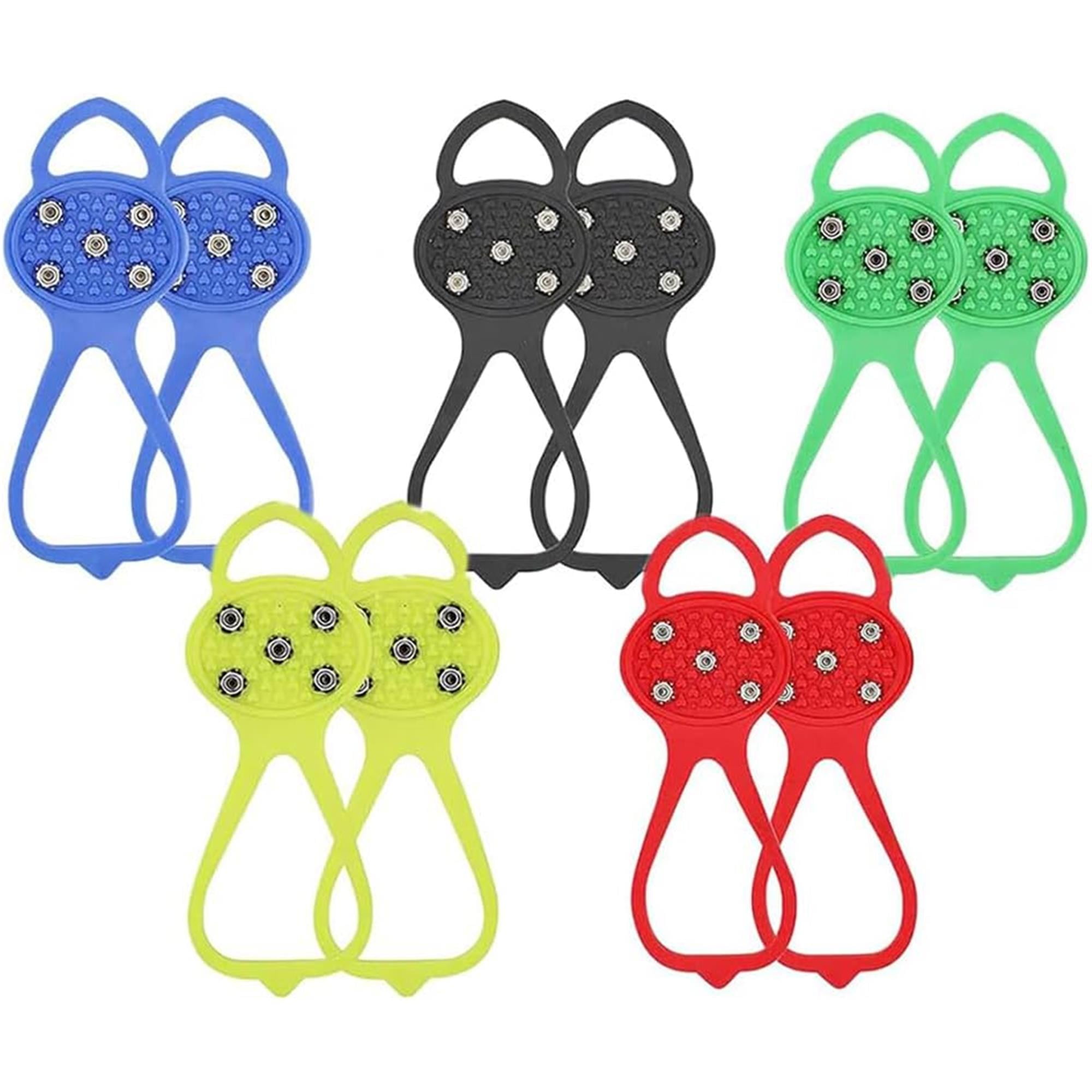 SQDWYGUO Universal Non-Slip Gripper Spikes, Crampons Ice Cleats ...