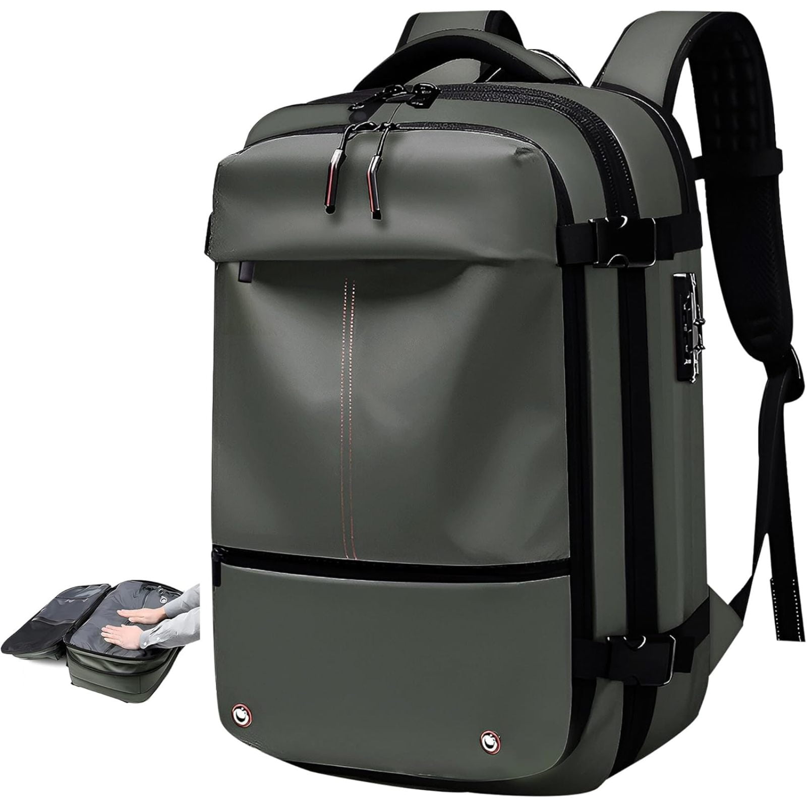SQDWYGUO Vac Pack Backpack,Travel Airbag Backpack with Vacuum Pump ...