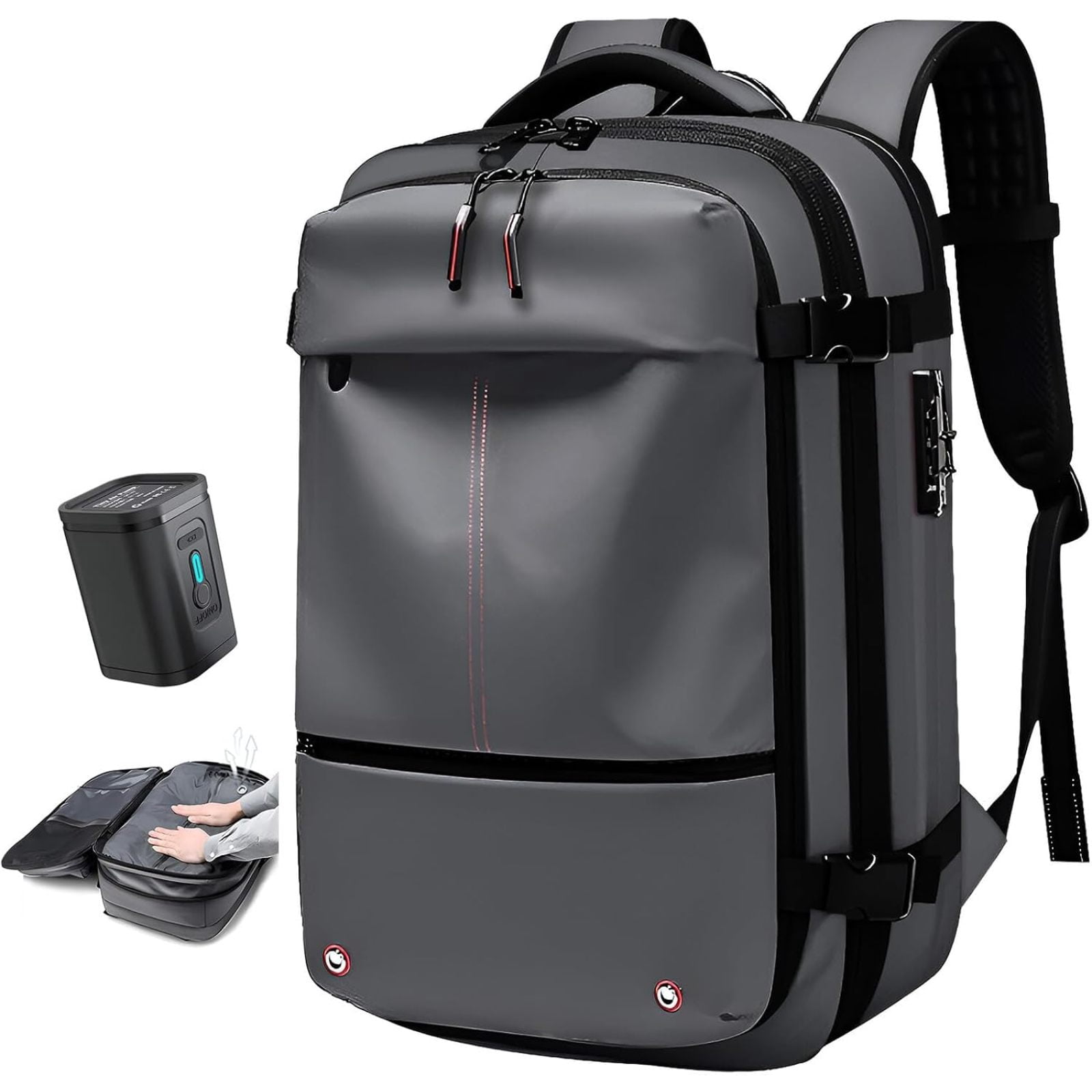 SQDWYGUO Vac Pack Backpack,Travel Airbag Backpack with Vacuum Pump ...