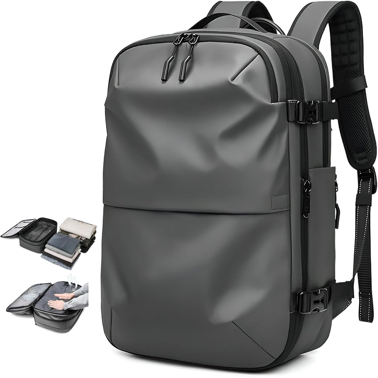 SQDWYGUO Vac Pack Backpack,Travel Airbag Backpack with Vacuum Pump ...