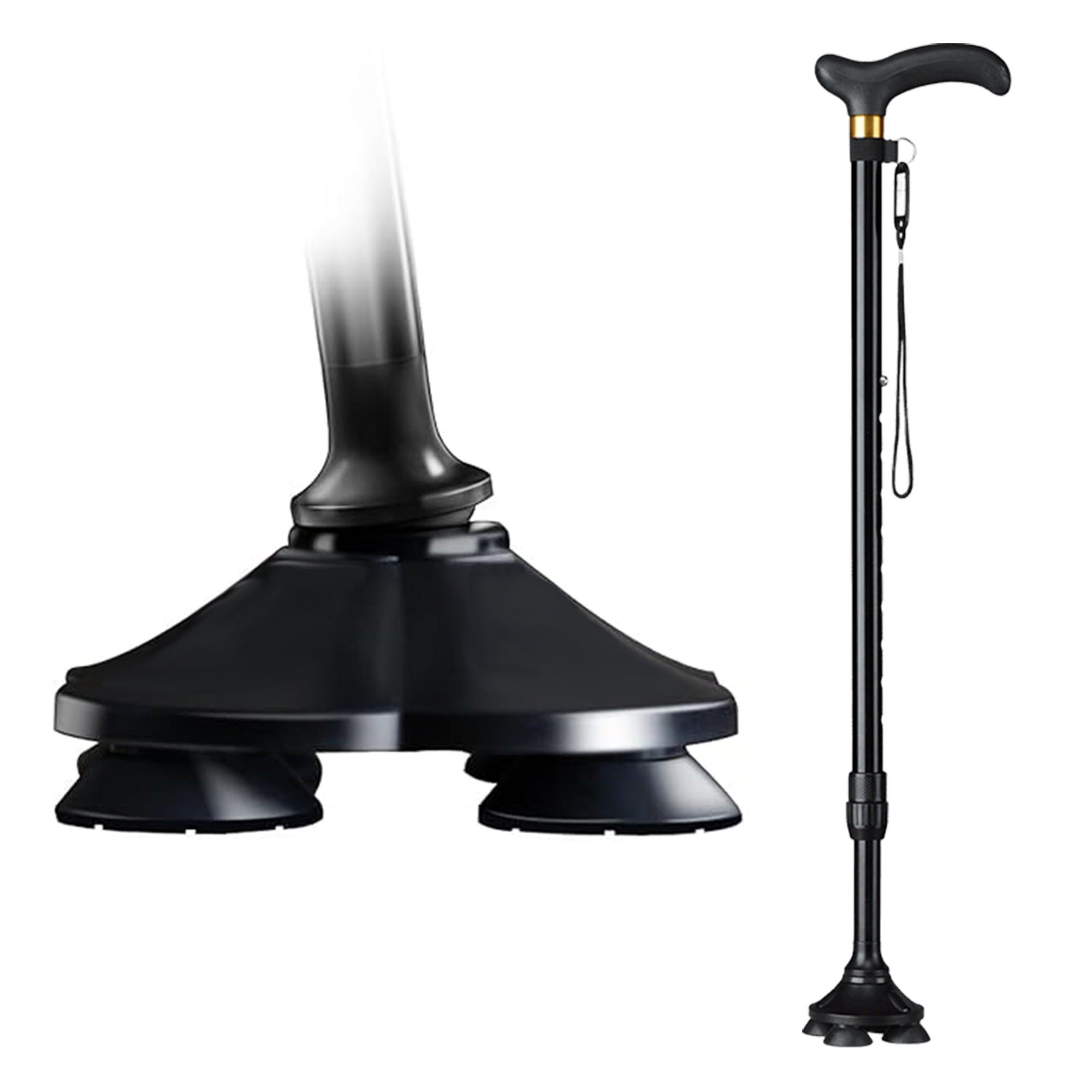 SQIREP Walking Cane - 10 Levels Adjustable Walking Stick with Ergonomic ...