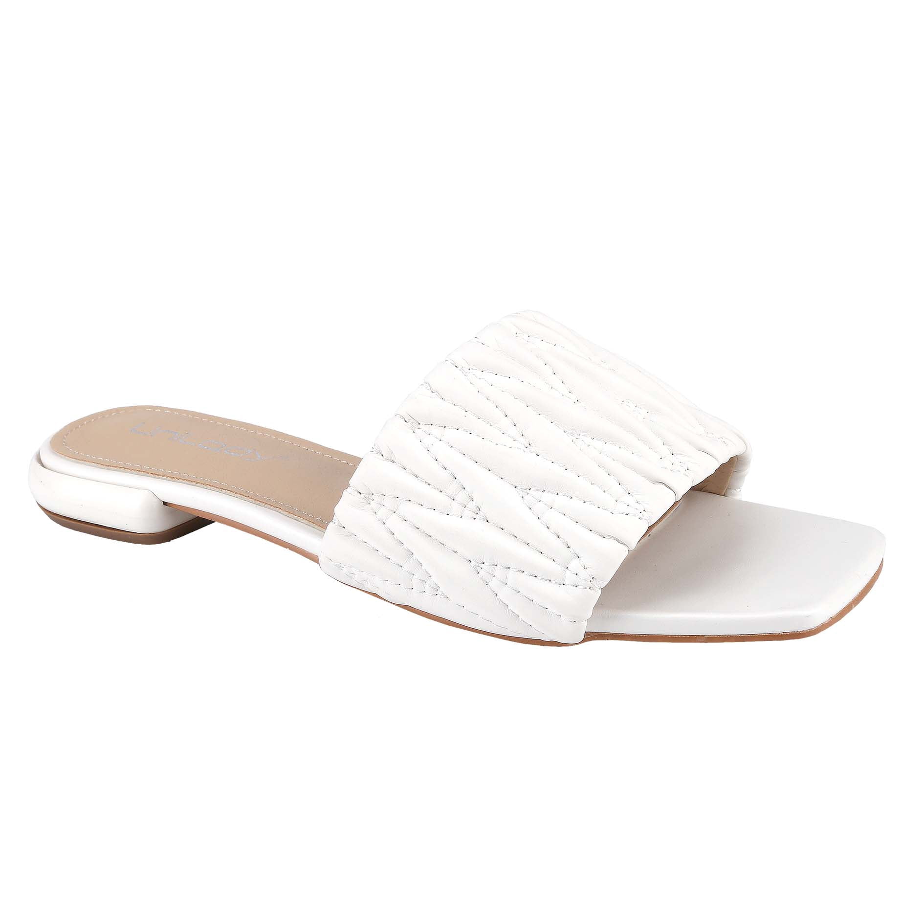 【SQUARE-10】Belovely Womens Flat Sandals Fashion Open Toe Woven Slip On ...