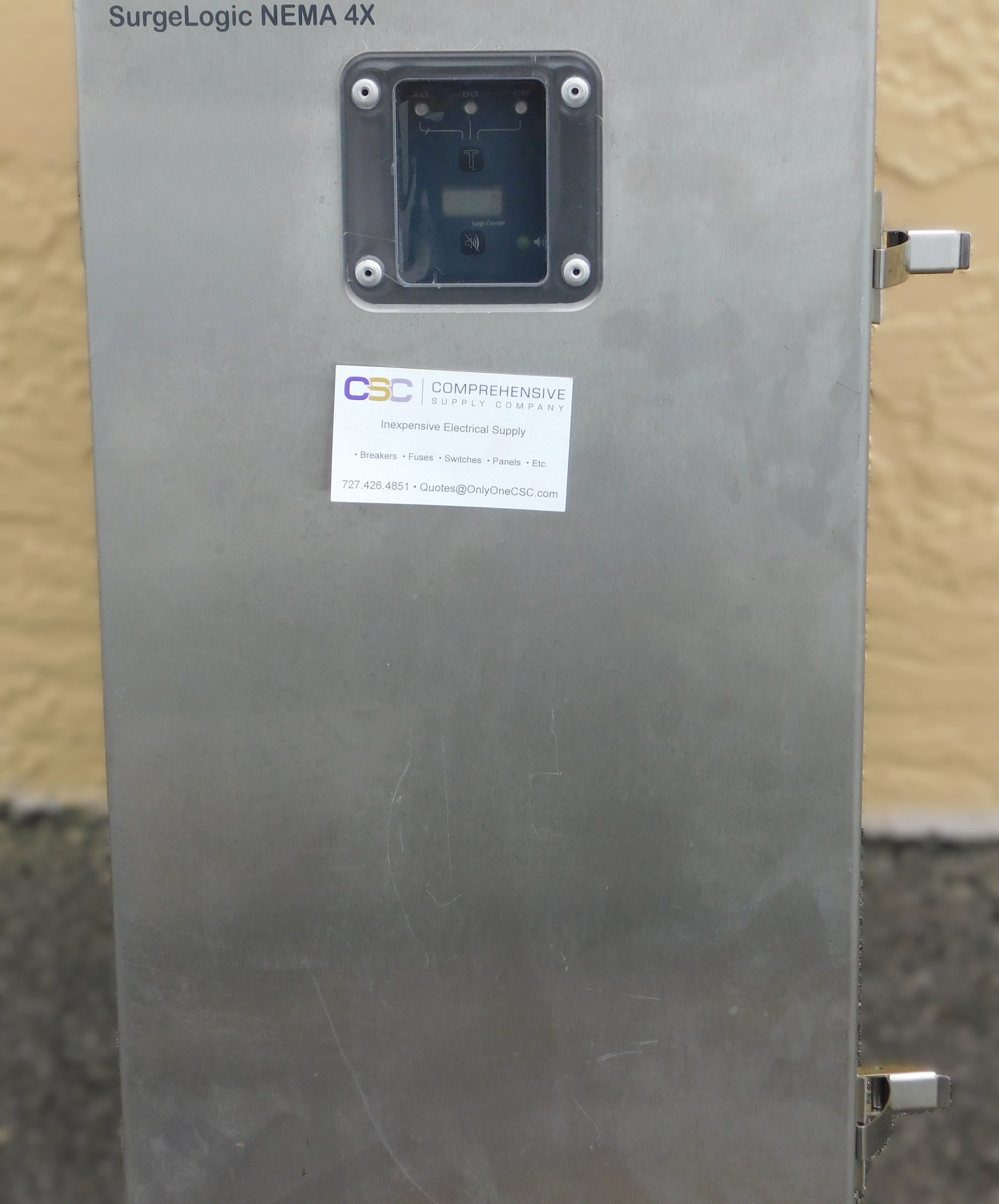 SQUARE D 480Y/277V 160kA 3PH/4W NEMA 4X SURELOGIC SPD SURGE PROTECTION ...