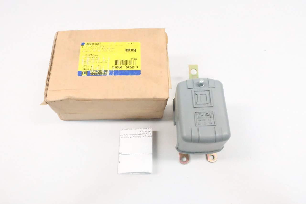 SQUARE D 9036DG2R PUMPTROL Open Tank Float Switch SER B D631144 ...
