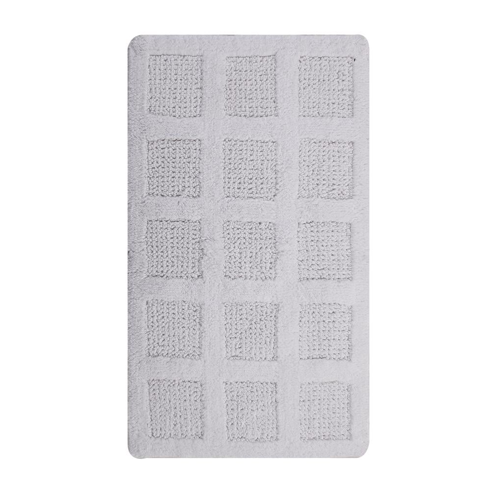 Knightsbridge Square Honeycomb 100% Cotton Reversible Bath Rug 22 X 60 ...